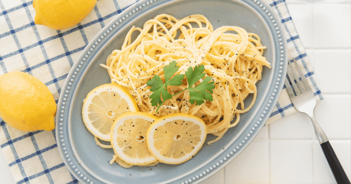 Lemon Parsley Pasta Recipe | Crohn's and Colitis